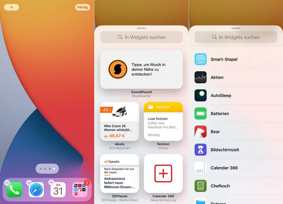 Apple Tutorials: iOS 14 - Widgets auf dem Home-Screen - gadgetChecks ...