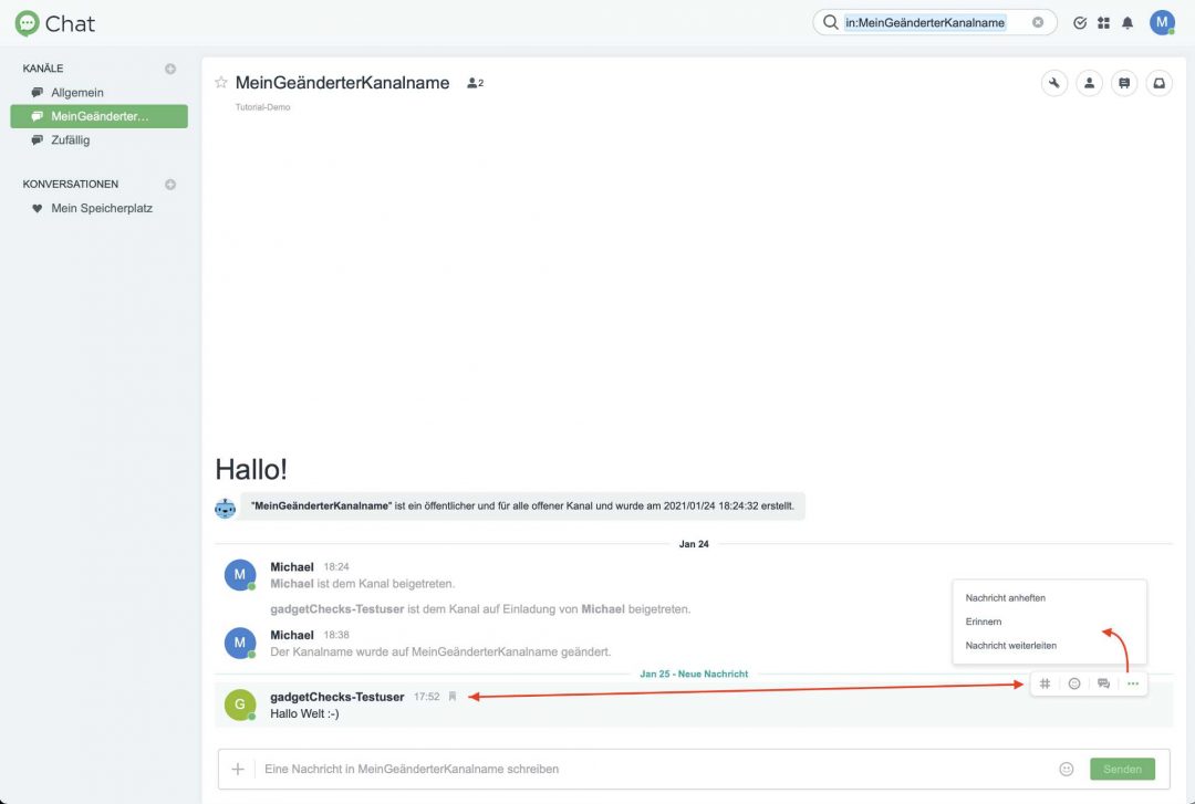 Synology DSM 6.2 Tutorial: Synology Chat - Teil 2 - gadgetChecks ...